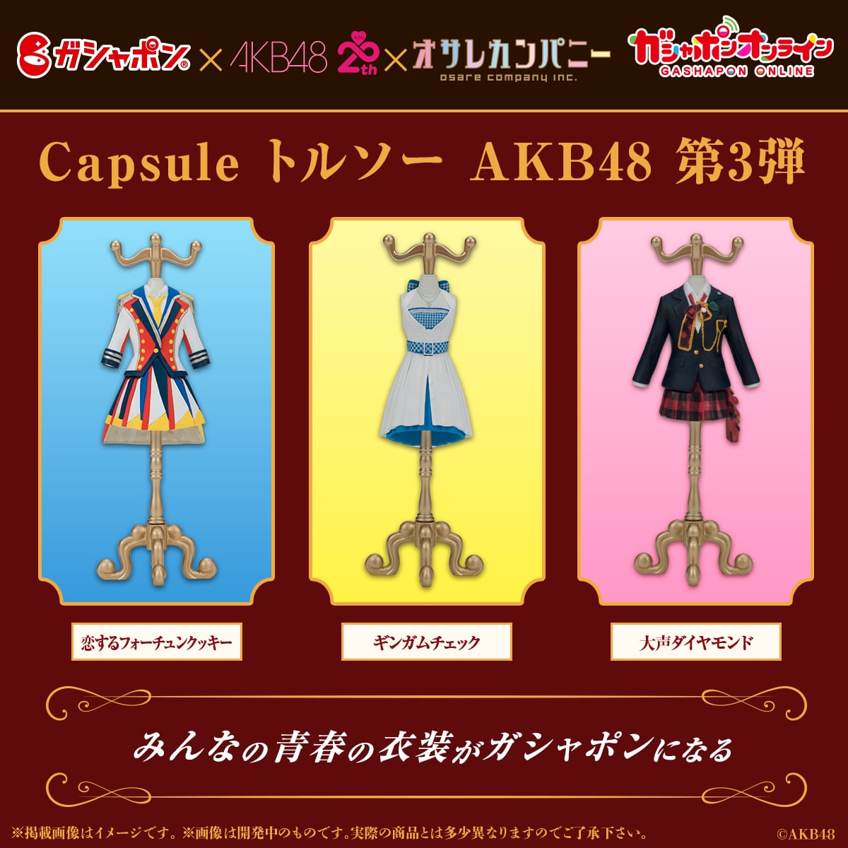 【予約・購入】Capsule トルソー AKB48 第3弾 /設置場所| ガチャガチャアイランド